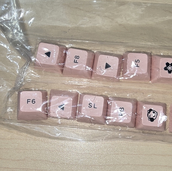 Akko | Other | Akko Random Pink Keycap Set With Icons | Poshmark